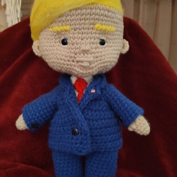 CROCHET PATTERN: Amigurumi-trump Doll - Etsy
