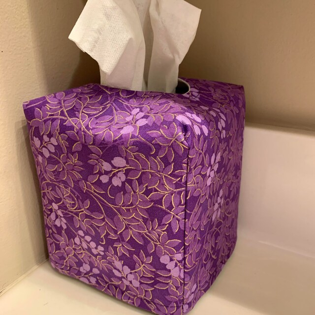 Purple kleenex holder store