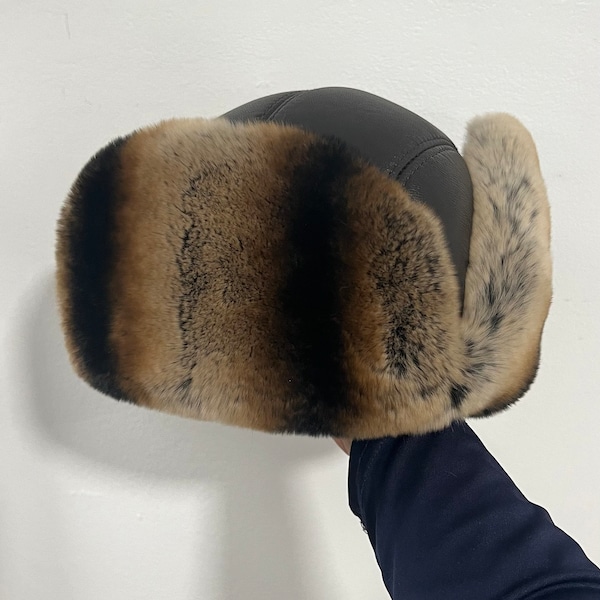 Black Sheepskin Anatolian Kalpak Hat Handmade Leather Hat Turkish Hat ...