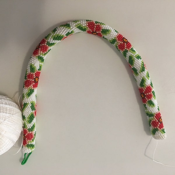 Native American Bead Crochet Pattern - Crochet Rope Pattern - Tribal ...