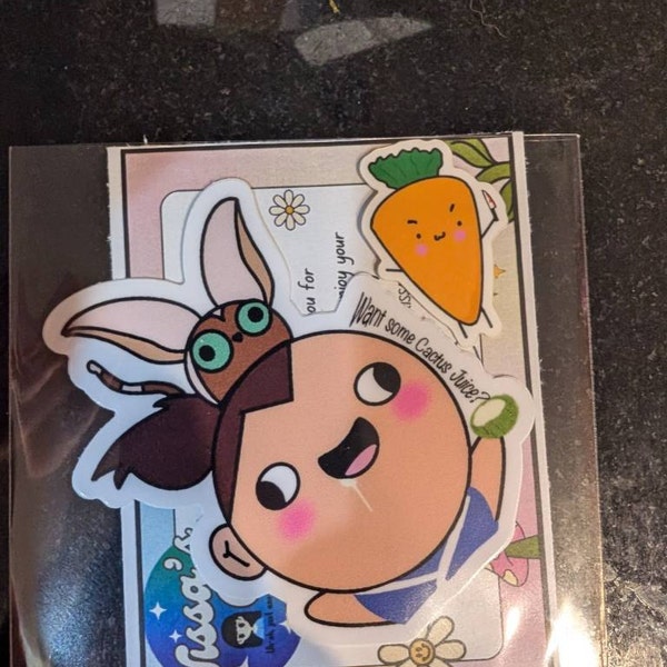 Yacute Smiski Green Guy Vinyl Sticker - Etsy