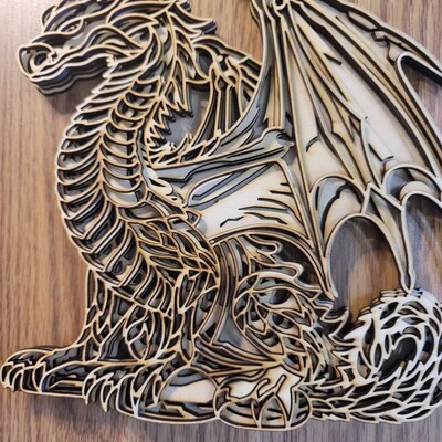 Treasure Chest Laser Cut File Wooden Chest SVG Ancient Chest Dxf ...