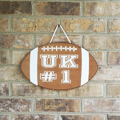 Personalized FOOTBALL Room Door SIGN Boy Sports Decor Wall Name Plaque ...