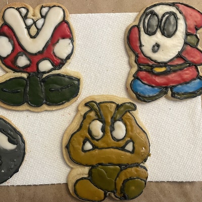 Piranha Plant Shy Guy Goomba Cookie Cutter Fondant Cutter Stamp - Etsy