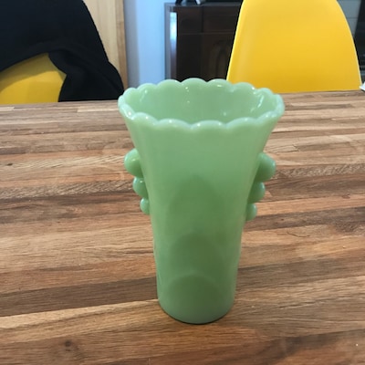 Fire King Jadeite Heavy Mugs & Saucers, Vintage Jadeite Restaurant Ware ...