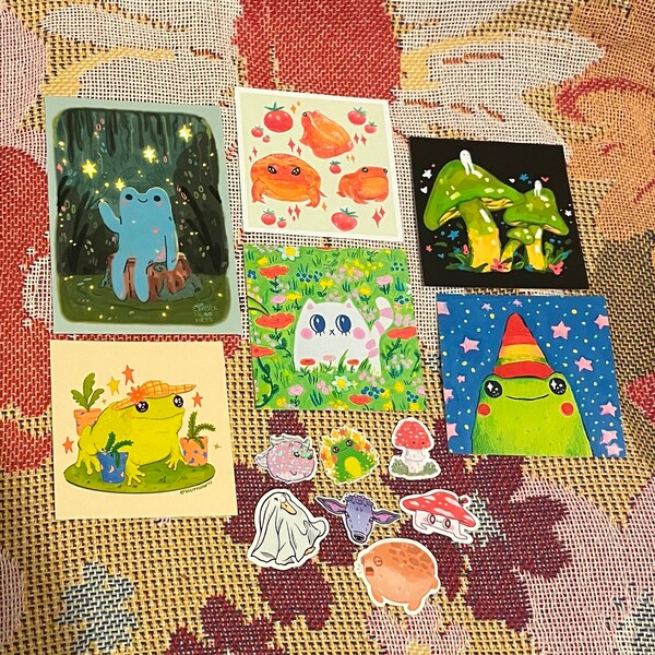 Holographic Psychedelic Frog Vinyl Sticker Waterproof Option Trippy ...