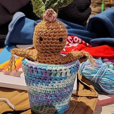 Mandrake Crochet Pattern Amigurumi Wizard Plant DIY PDF, English 2 Head ...