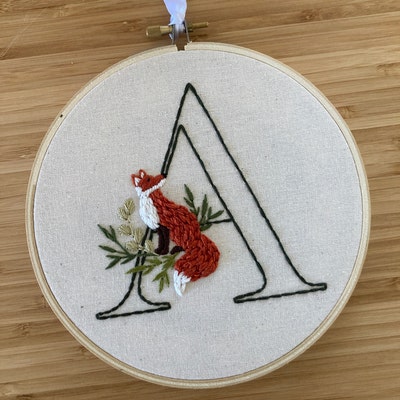 PDF Pattern A-Z Letters 8 Forest Fox Monogram Includes All Letters Step ...