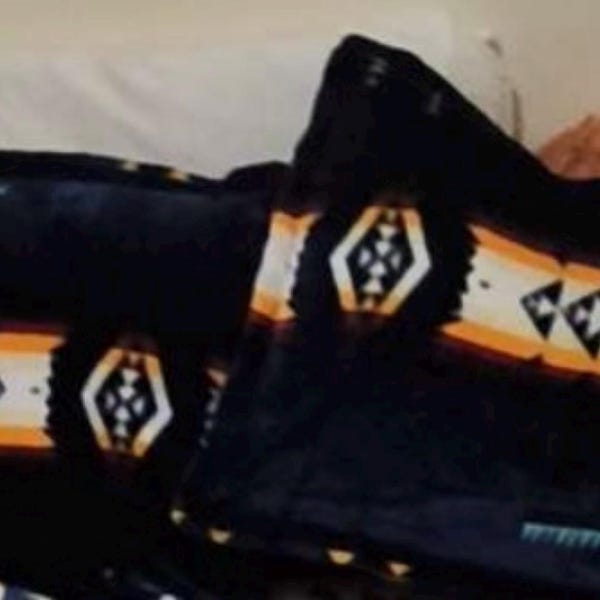 Native American Style Design Super Soft Plush Reversible Full Size ...