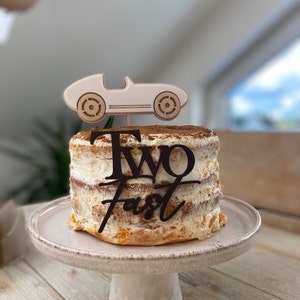 Two Fast Cake Topper or Charm Various Sizes & Colours - Etsy