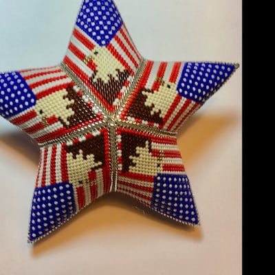 Kaleidoscope 3D Peyote Star Warped Square Peyote Stitch - Etsy