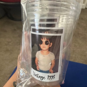 Personalized Photo Birthday Cups Custom Cups With Face Face - Etsy