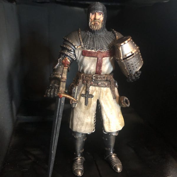 Medieval English Knight Version 1 - Historical Figure - 3D Resin ...