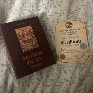 Seals of Solomon Magic Cards, Talismans of King Solomon, Key of Solomon ...