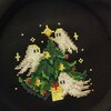 Ghosts Playing Snowball Christmas Ghost Cross Stitch Pattern PDF Winter ...