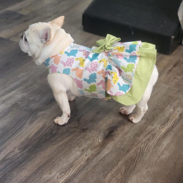 PDF Pattern and DIY Tutorial How to Sew a Dog Girl Bandana With Ruffle ...