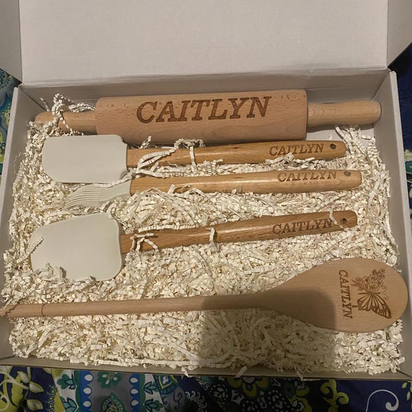 Engraved Measuring Cups, Personalized Coffee Spoon for Couple, Baking ...