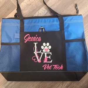 Veterinary Technician Bag Vet Tech Bag Gift for Vet Tech - Etsy