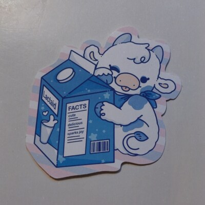 Lactaid Milk Cow Matte Vinyl Sticker - Etsy