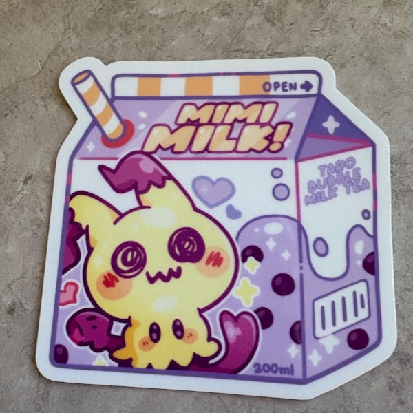 Milk Carton Monsters - Stickers, Die Cut Stickers - Etsy