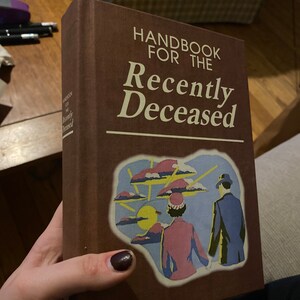 Handbook for the Recently Deceased Book / Handmade Prop - Etsy
