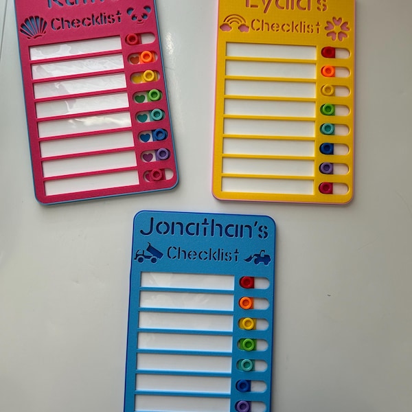 Sliding Chart, Routine Chart, Daily Checklist, Kids Daily Tasks, Daily ...