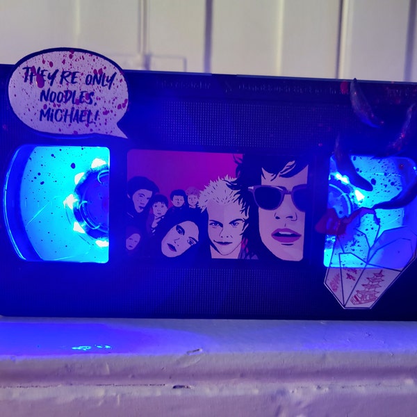 Retro VHS Lamp Blockbuster 80s 90s Night Light Table Lamp. Order Any ...