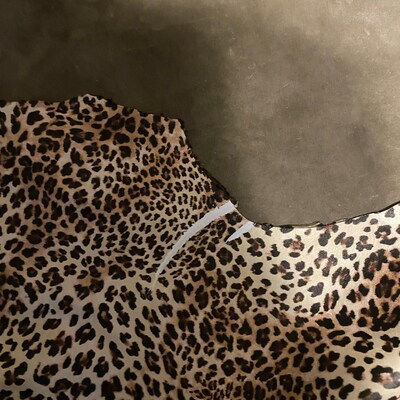 Cheetah/leopard Print Tawny Tan Leather Lambskins OSM201 - Etsy