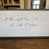 Custom Bible Verse Wall Art-custom Scripture-wood Framed Sign ...