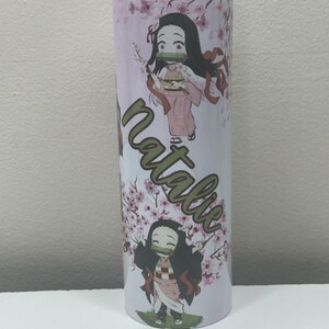 Chibi Slayer Anime Tumbler Wrap, Colorfull Kawaii Anime Tumbler Wrap ...