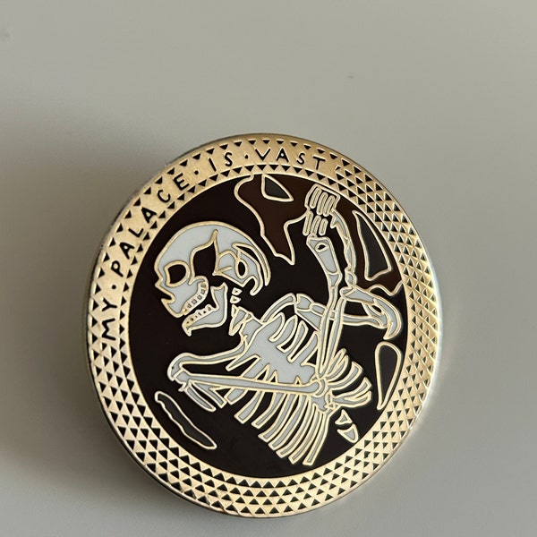 The Norman Chapel Skeleton Hannibal Mind Palace Hard Enamel Pin - Etsy