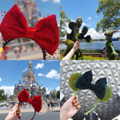 Handmade Resin Disney Ears in 'pretty in Pink' - Etsy