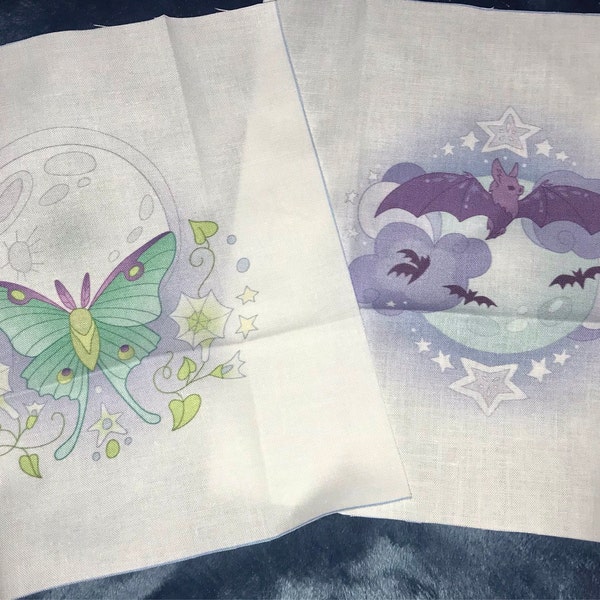 Hand Embroidery Sampler, Luna Moth Butterfly Moon, DIY Sampler ...