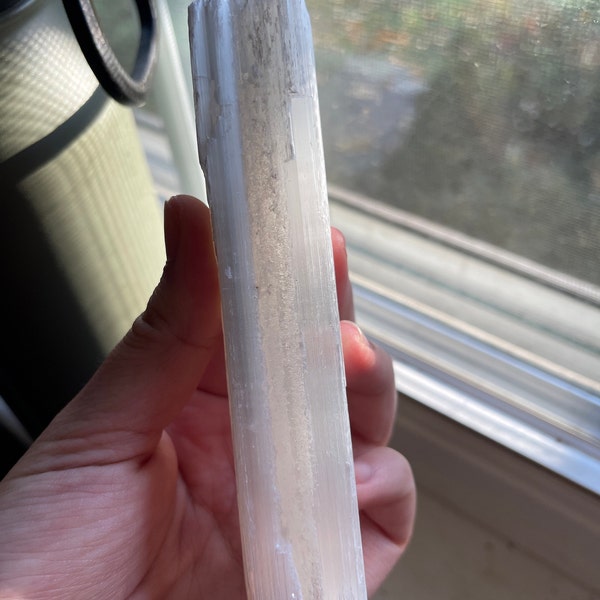 Raw Selenite Sticks, 1 Single 5" Inch Stick, High Grade, Selenite ...