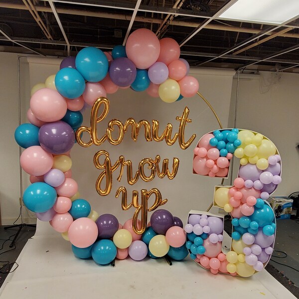 Custom Script Letter Balloons Gold or Silver Custom Phrase Balloons Say ...