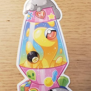 Lava Lamp Stickers Series 6 Pink Blob Lava Lamps Transparent Stickers ...