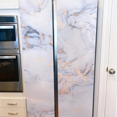 Fridge Wrap Refrigerator Vinyl Mural Removable Sticker Peel and Stick ...