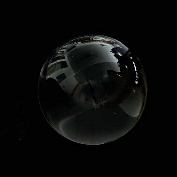 Clear Quartz Crystal Ball: Scrying Sphere, Altar Decor, Metaphysical ...