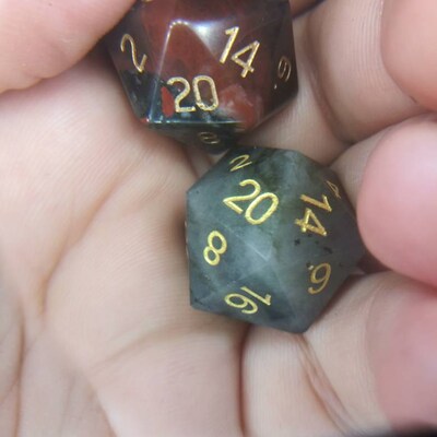 Individual Gemstone Dice-all Material-d4 D6 D8 D10 D% D12 D20-dungeons ...