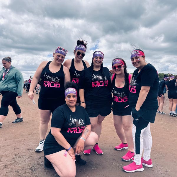 Mud Run /I Sparkle Even in the Mud/ Glittered Ladies Tank Top / 5k Run ...