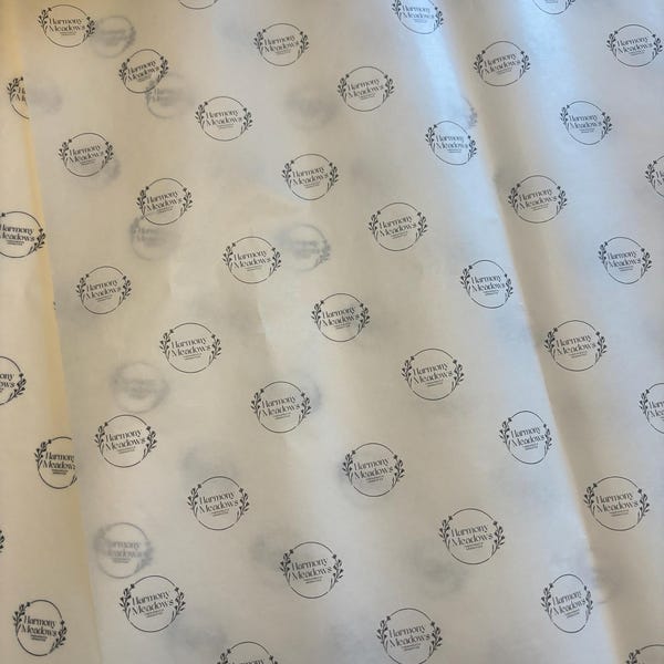 Personalized Tissue Paper, Custom Logo Tissue Paper, Branded Tissue ...