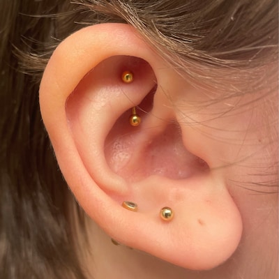 20g Rose Gold 2 Mm Dot Nose Stud. - Etsy