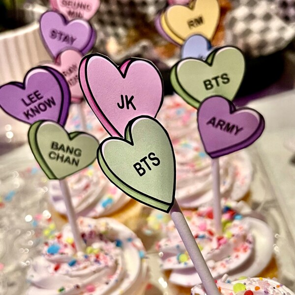 Stray Kids Candy Heart Sticker | SKZ Valentine Clip Art | Kpop Digital ...