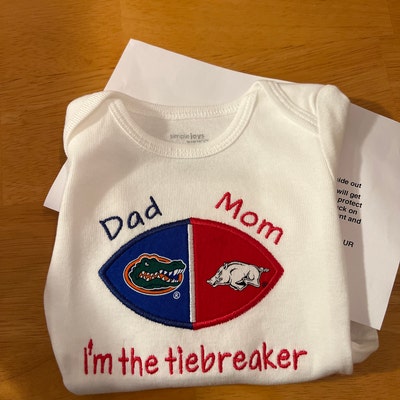 House Divided Baby Embroidered Football Bodysuit, Shirt Fully ...