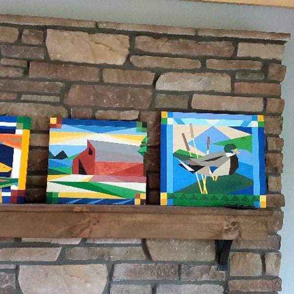 Mr. Mallard the Duck Barn Quilt Painting Pattern: DIY Wall Art Tutorial ...
