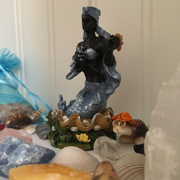 Yemaya Statue Blessed With Waters of Yemaya~ Estatua De Yemaya ...