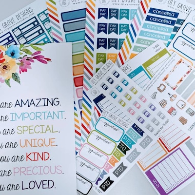 Teacher Planner Sticker Set 2 Perfect for Erin Condren Life - Etsy