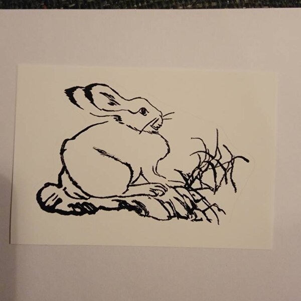 The Untamed Bunny Sticker, Wei Wuxian Rabbit on Mo Dao Zu Shi MDZS ...