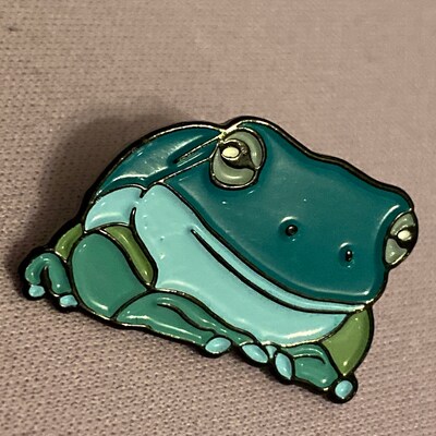 White's Tree Frog Dumpy Tree Frog Soft Enamel Lapel Pin - Etsy