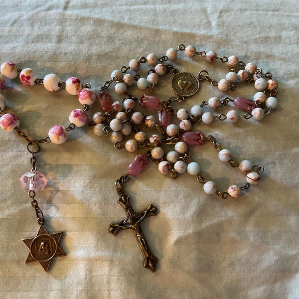 Sacred Heart of Jesus Chaplet, Bronze Chaplet of the Sacred Heart ...